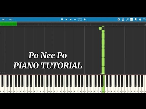 Po Nee Po Piano Tutorial | Easy Notes to Learn | Anirudh - YouTube