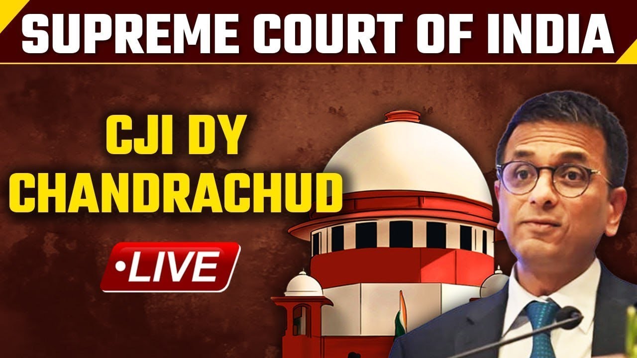 CJI DY Chandrachud LIVE | Mineral Rights Taxation | Supreme Court of ...