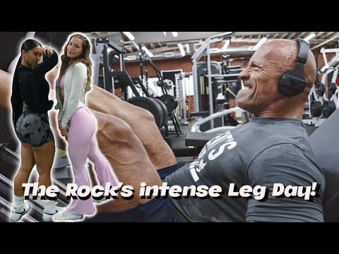I TRIED THE ROCK'S LEG WORKOUT! Here's what happened! - YouTube