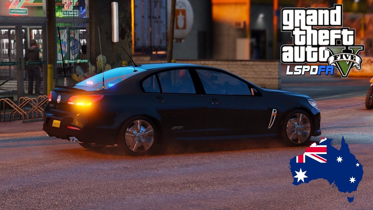 GTA 5 - NSW Police Mod - Unmarked Holden Commodore VF (Play GTA V as a ...