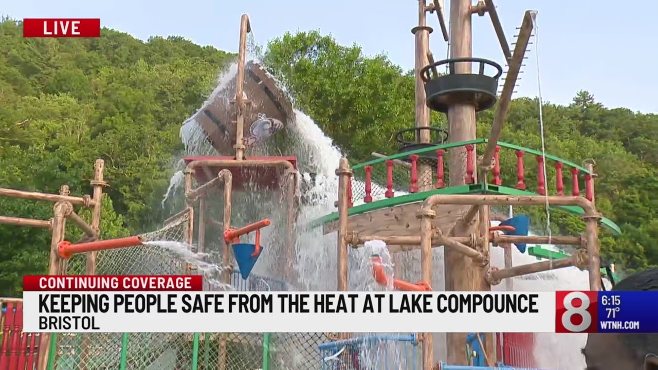 Keeping people safe from the heat at Lake Compounce - YouTube