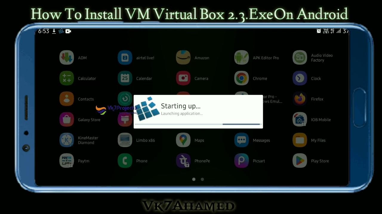 How To Install VM VirtualBox 2.3.Exe On android || Exagear Windows Emulator || Vk7projects - YouTube