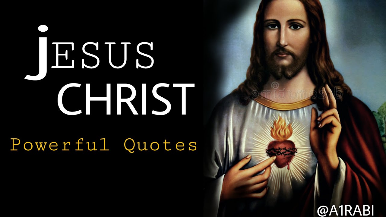 Famous Jesus Christ quotes and sayings from Bible (Powerful) 👈 - YouTube
