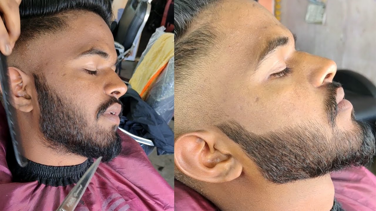 L Beard style tutorial video seving style kaise banaye - YouTube