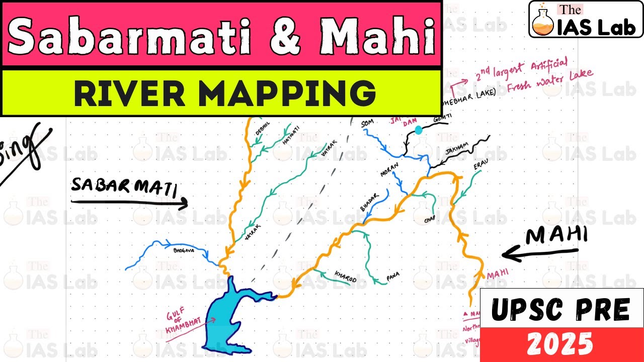 Sabarmati And Mahi River System | India Mapping Series - YouTube