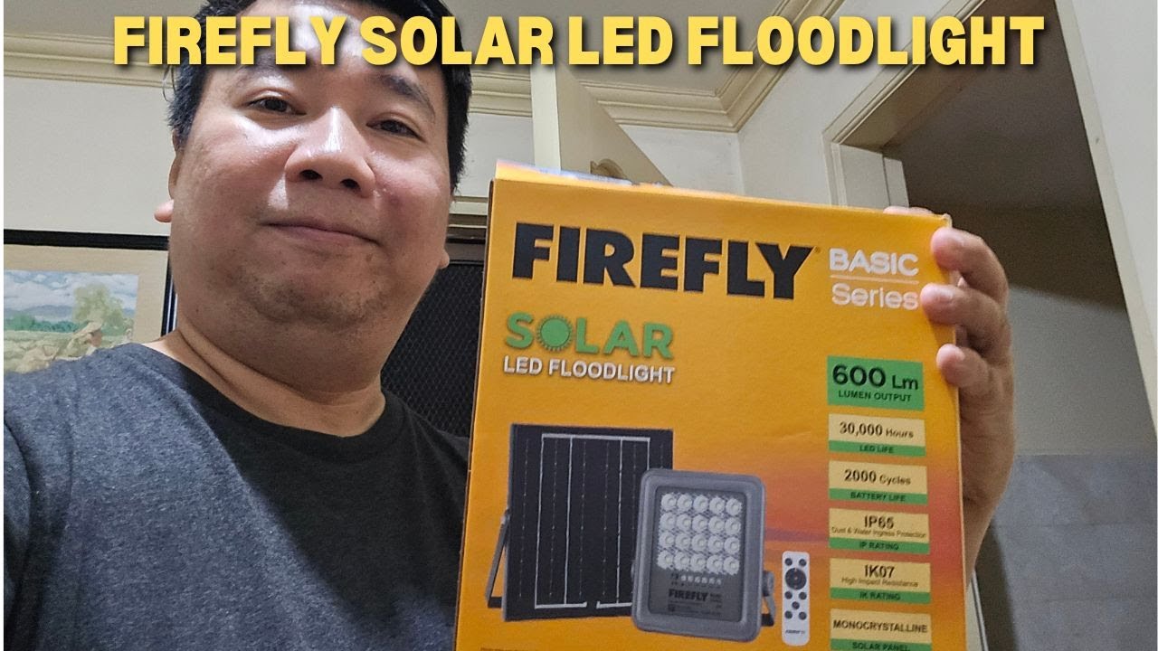 FIREFLY SOLAR LED FLOOD LIGHT - SET UP AND TEST (PHP 1.5K SA ACE ...