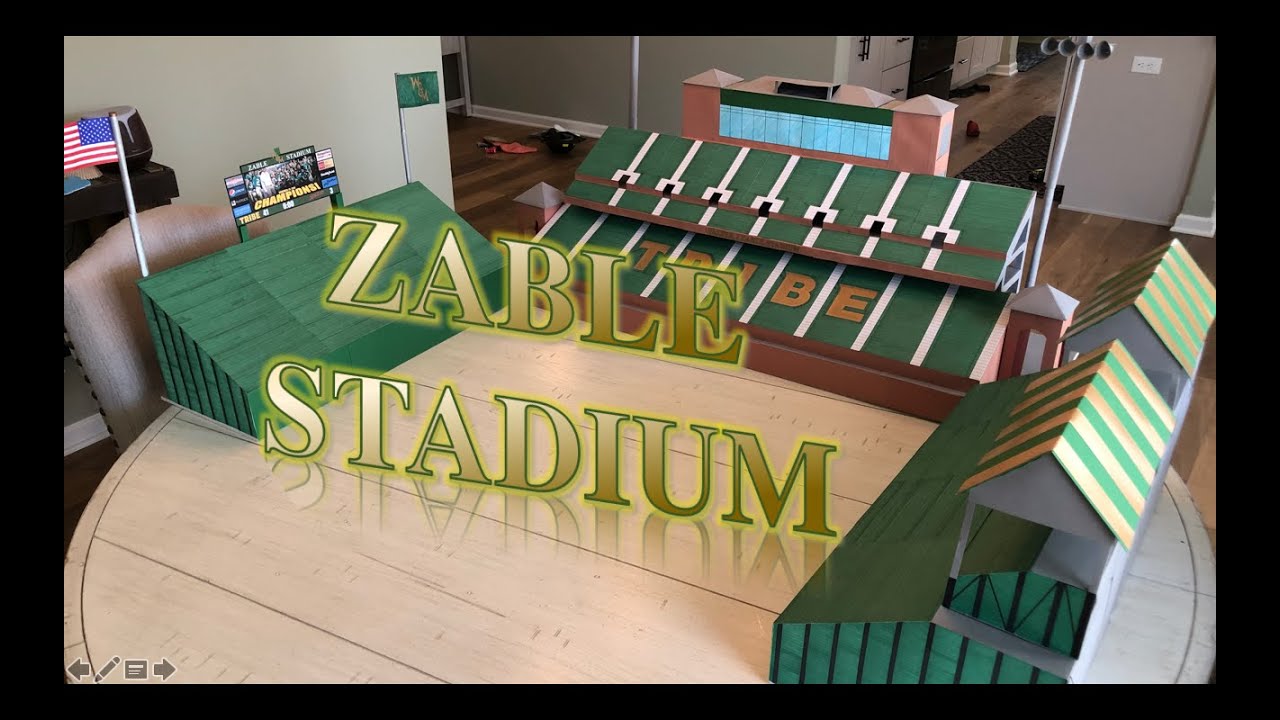 FINAL PRODUCT – I built a model of William & Mary's Zable Stadium ...