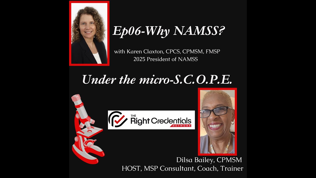 Why is NAMSS Important to the MSP's Career Path? - YouTube