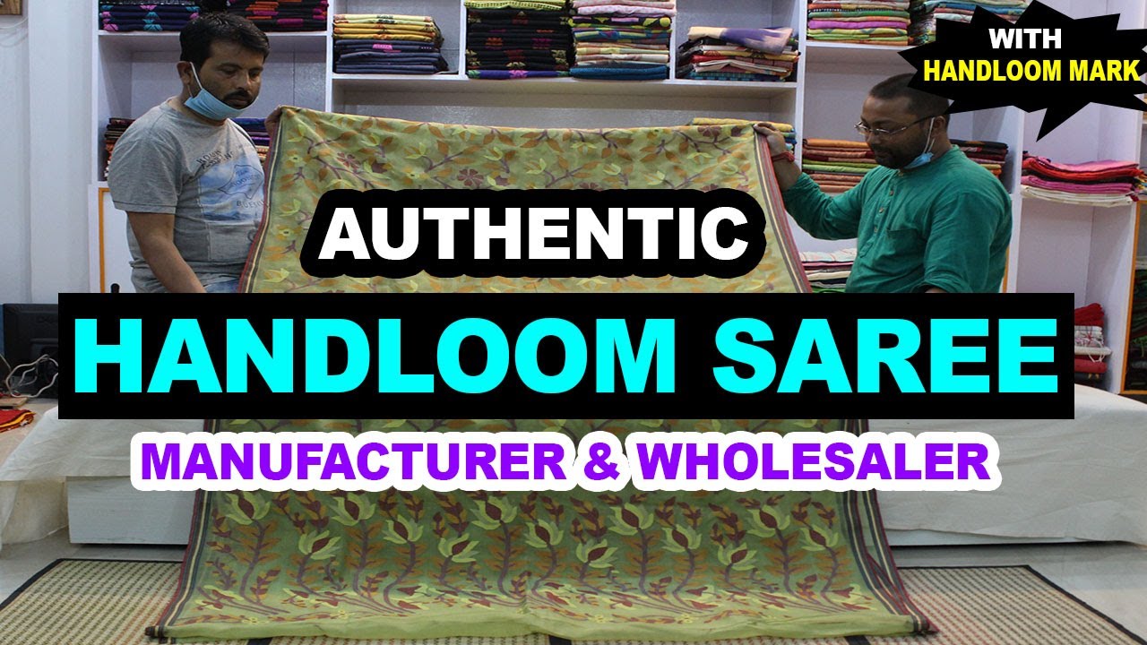 Bengal handloom's Authentic Saree Manufacturer in India - YouTube