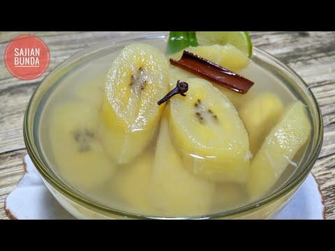Cara Membuat Setup Pisang Kepok... Mudah, Enak & Segar - YouTube