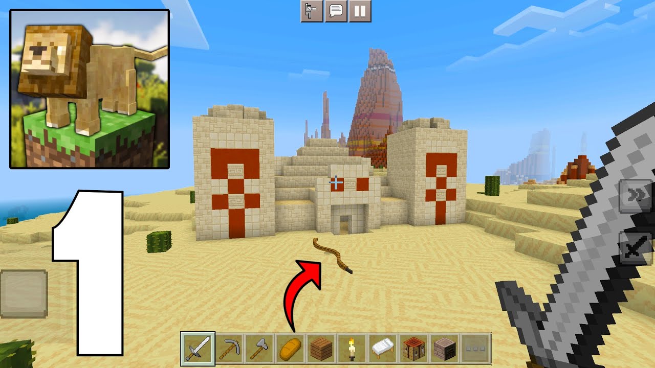 CraftyCraft: Adventure - Survival Gameplay Part 1 (NEW CRAFTSMAN COPY ...