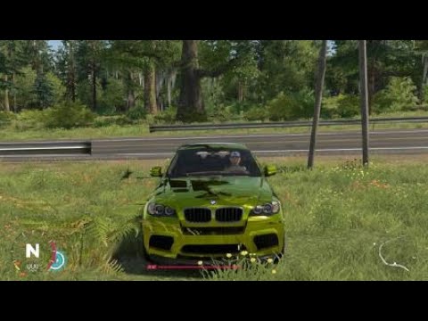 Gold BMW X6M Off-Road driving in the wild nature . [ The Crew 2 ] - YouTube
