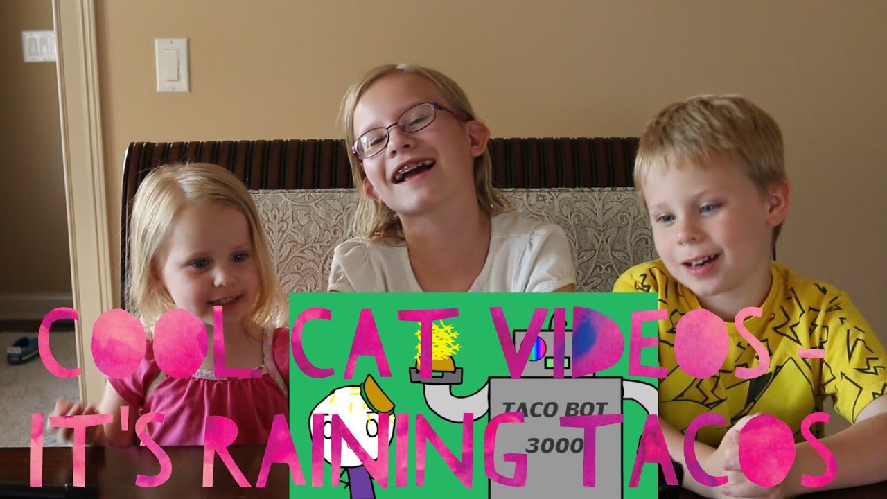 It's Raining Tacos - Cool Cat Videos Sing Along Reaction | Silly Sunday ...