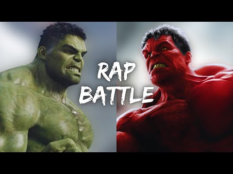 Green Hulk vs Red Hulk | Super Rap Battle