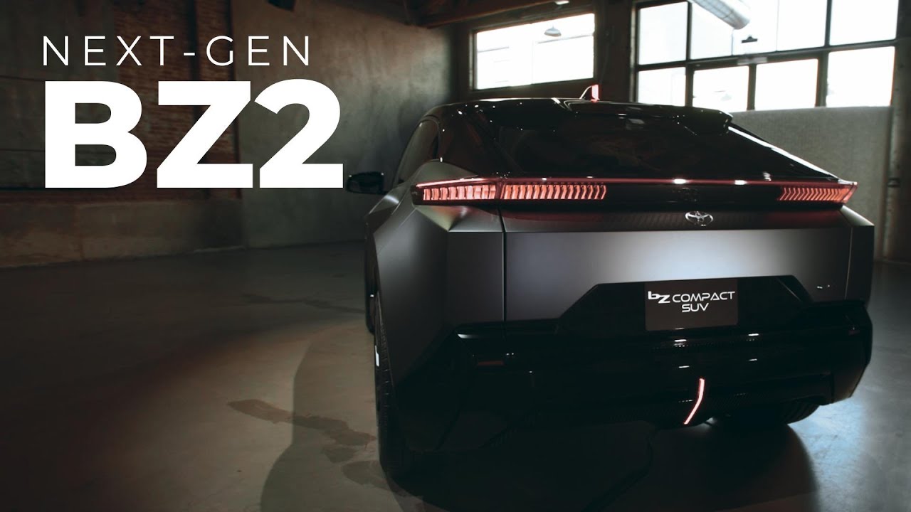 "TEASES" New Model Toyota bZ Compact SUV Next-Gen CH-R/BZ2 Electric ...