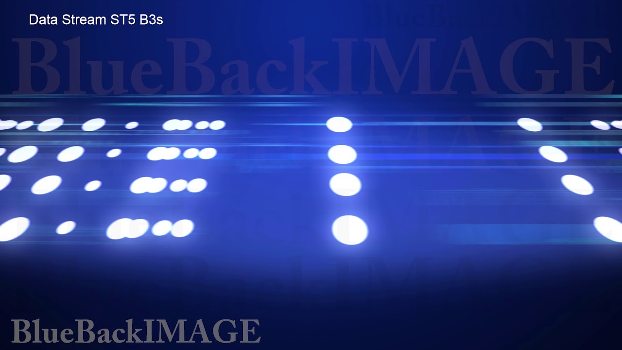 映像素材 動画素材 データ ストリーム デジタル 情報 流れ ネットワーク テクノロジー Data Stream ST5 B3s - YouTube