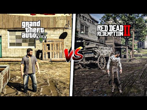 Gta 5 vs RDR2 COMPARISON (WHICH IS MORE REALISTIC ? ) part 2 - YouTube