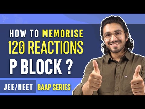 P - Block Class 11+12 | JEE/NEET | Super Trick to Memorise 120 ...