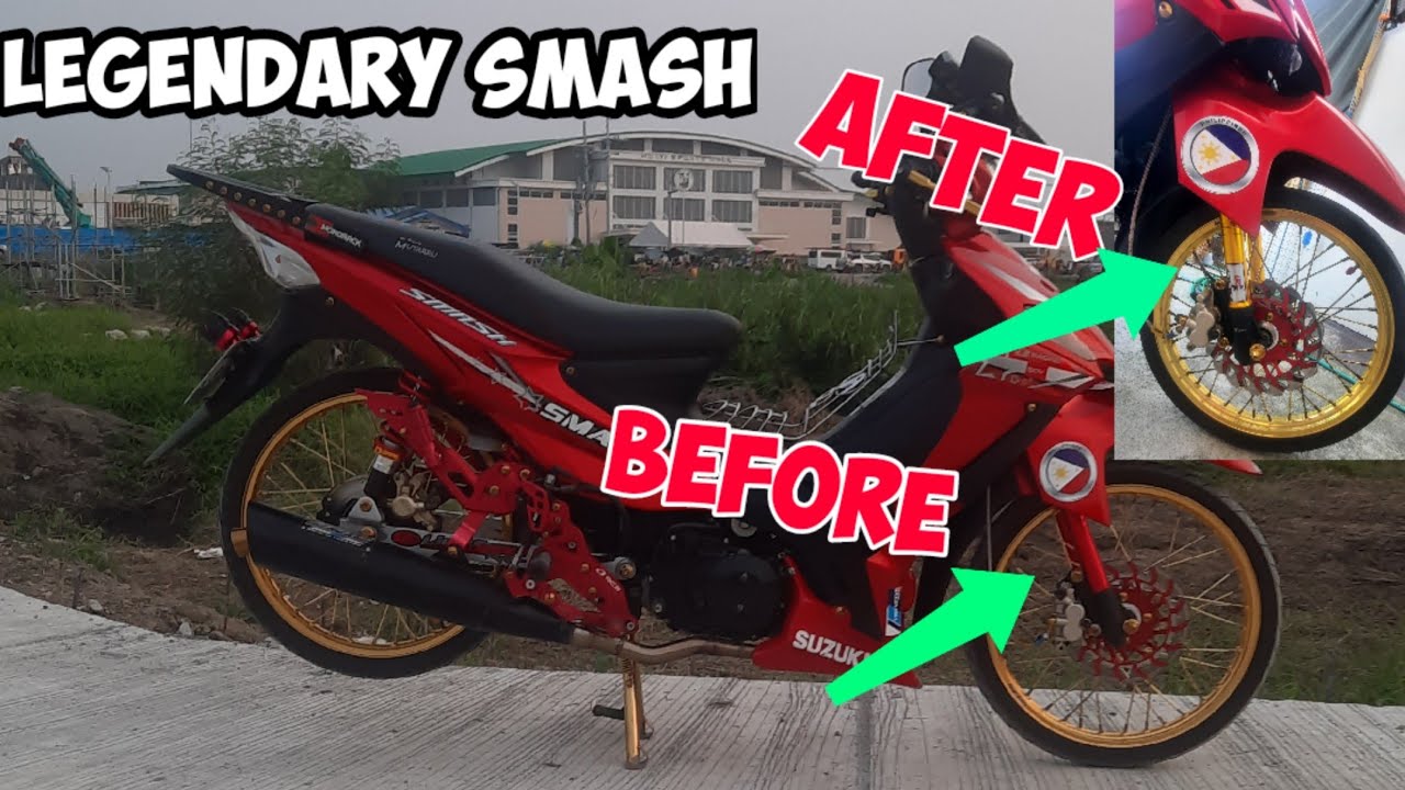 LTC RACING FRONT SHOCK ABSORBER FOR SMASH 115 | SOBRANG GANDA😮 #smash # ...