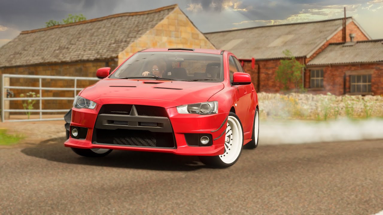 Mitsubishi Evo X From Forza Horizon 5 Trailer- Gameplay - YouTube