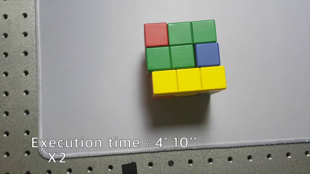 soma cube assembly - YouTube