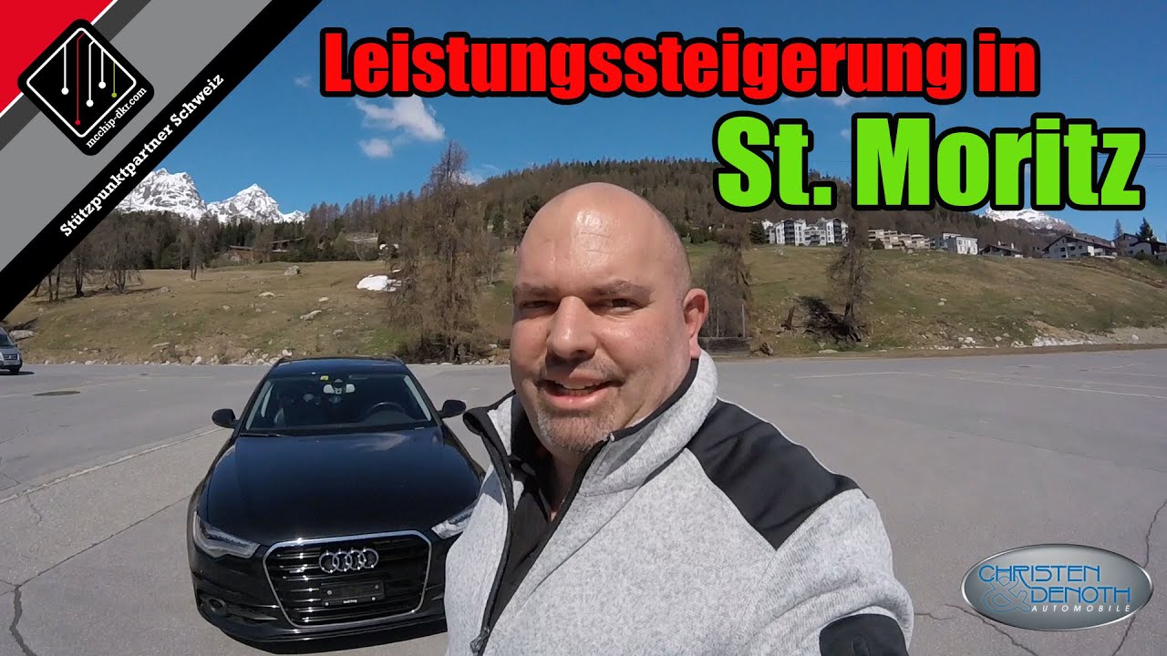 Audi A6 3 0 BiTDI Quattro / Leistungssteigerung in St. Moritz. - YouTube