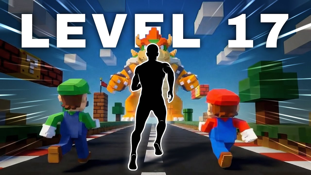 SUPER MARIO SPEED RUN! High Quality Immersive Interactive Warm Up ...
