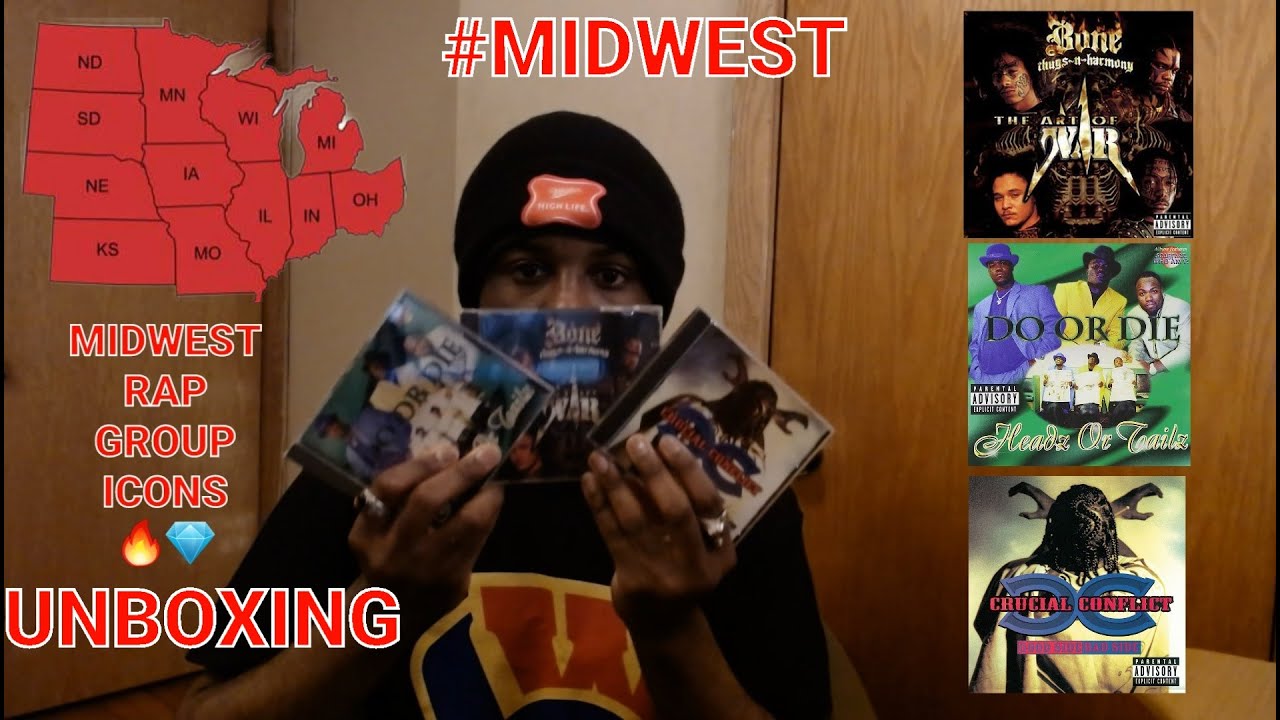 Unboxing Midwest Rap Group Icons 90s albums 🔥💎 (Bone Thugs n Harmony ...
