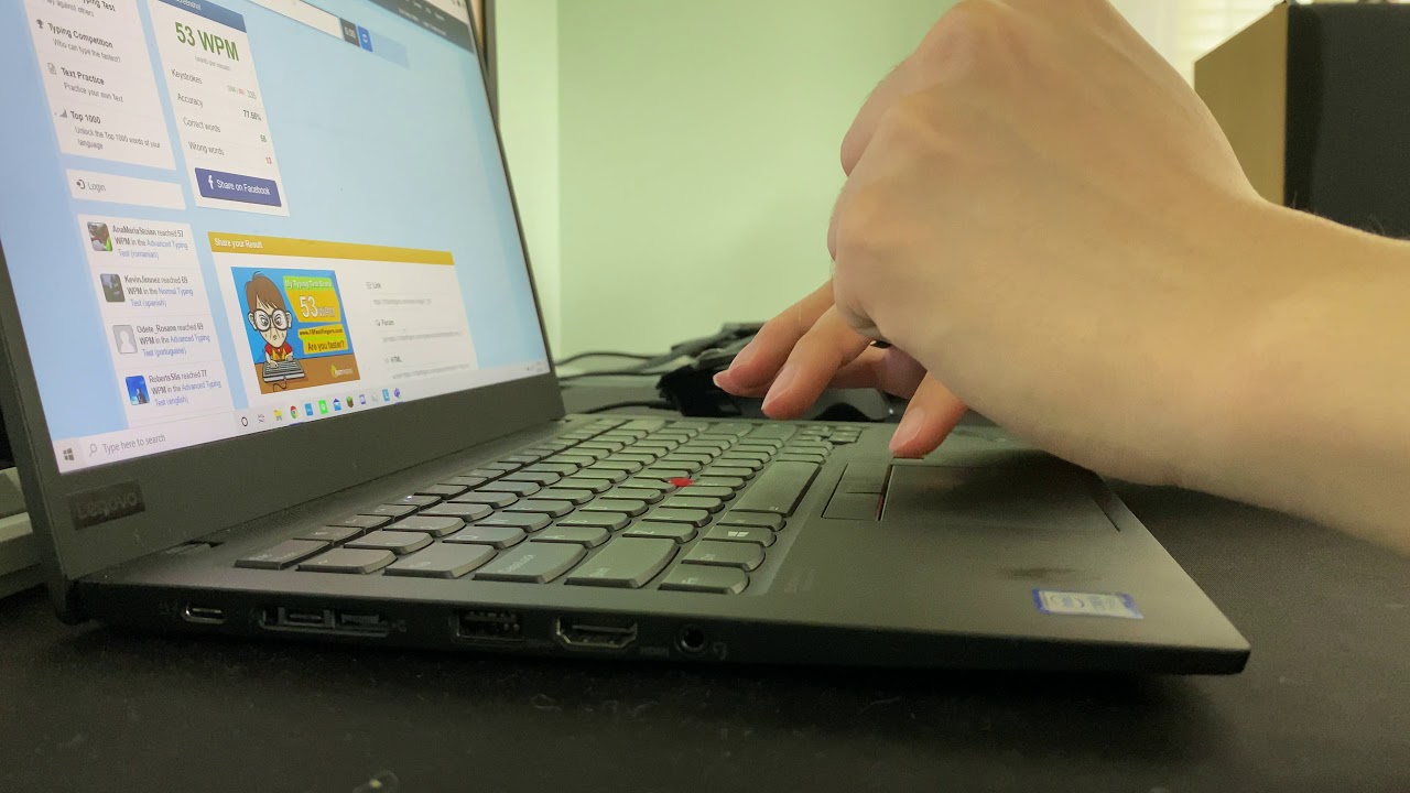 Lenovo Thinkpad Typing Sounds ASMR - Lofi - Typing ASMR - YouTube