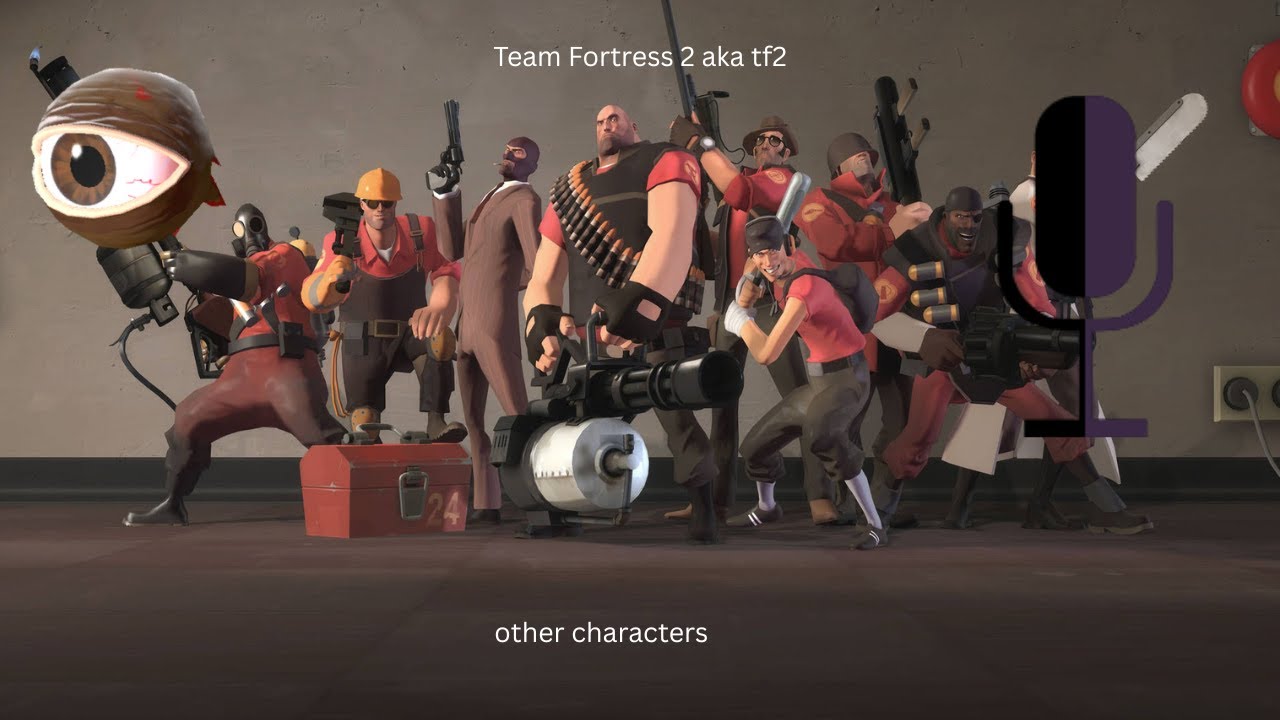 TF2 miscellaneous characters overview - YouTube