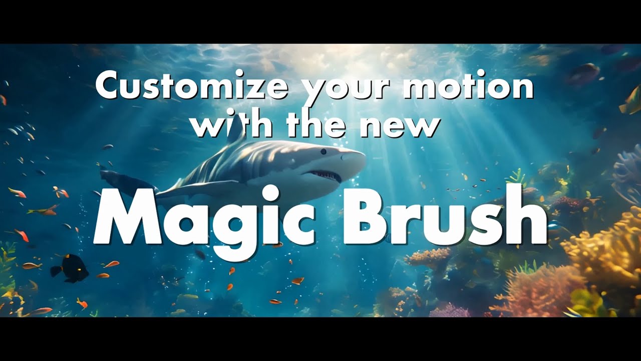Introducing Magic Brush! 🪄 Brush the area, mark the direction, and watch your image come to life ...
