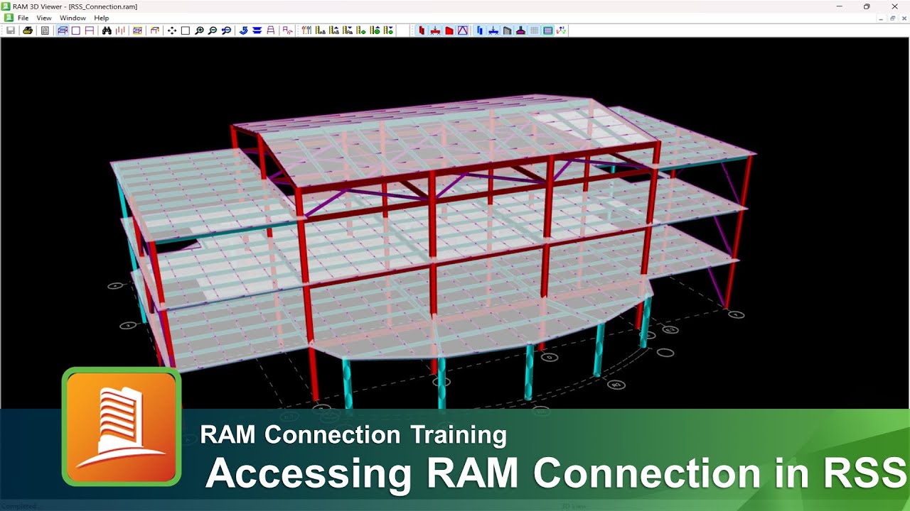 Sending a RAM Structural System Model to RAM Connection - YouTube
