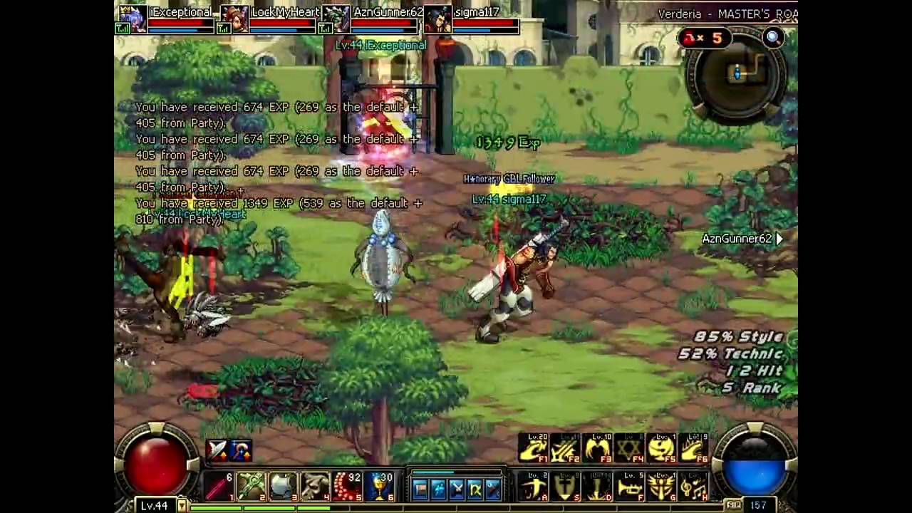 DFO Full support crusader in verderia - YouTube