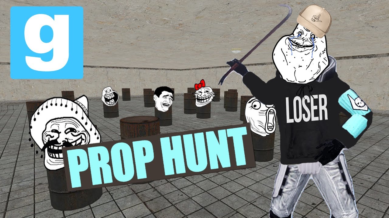 GMOD TROLLING - The BARREL DEFENCE! : Prop Hunt - YouTube