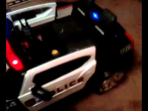 Power wheels police car - YouTube