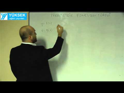 TÜREV Türev Alma Kuralları Parametrik Fonksiyonlar