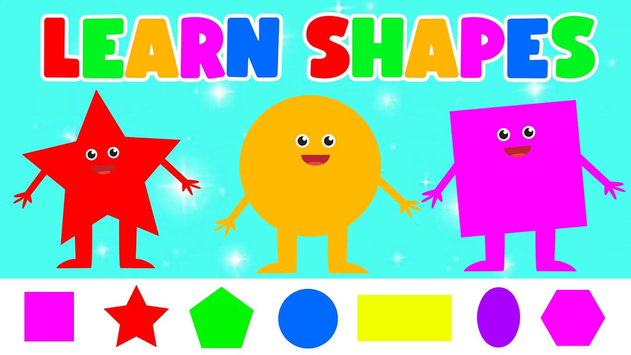 Learn Shapes Name | Learn shapes for Toddlers | Kids Learning Videos ...