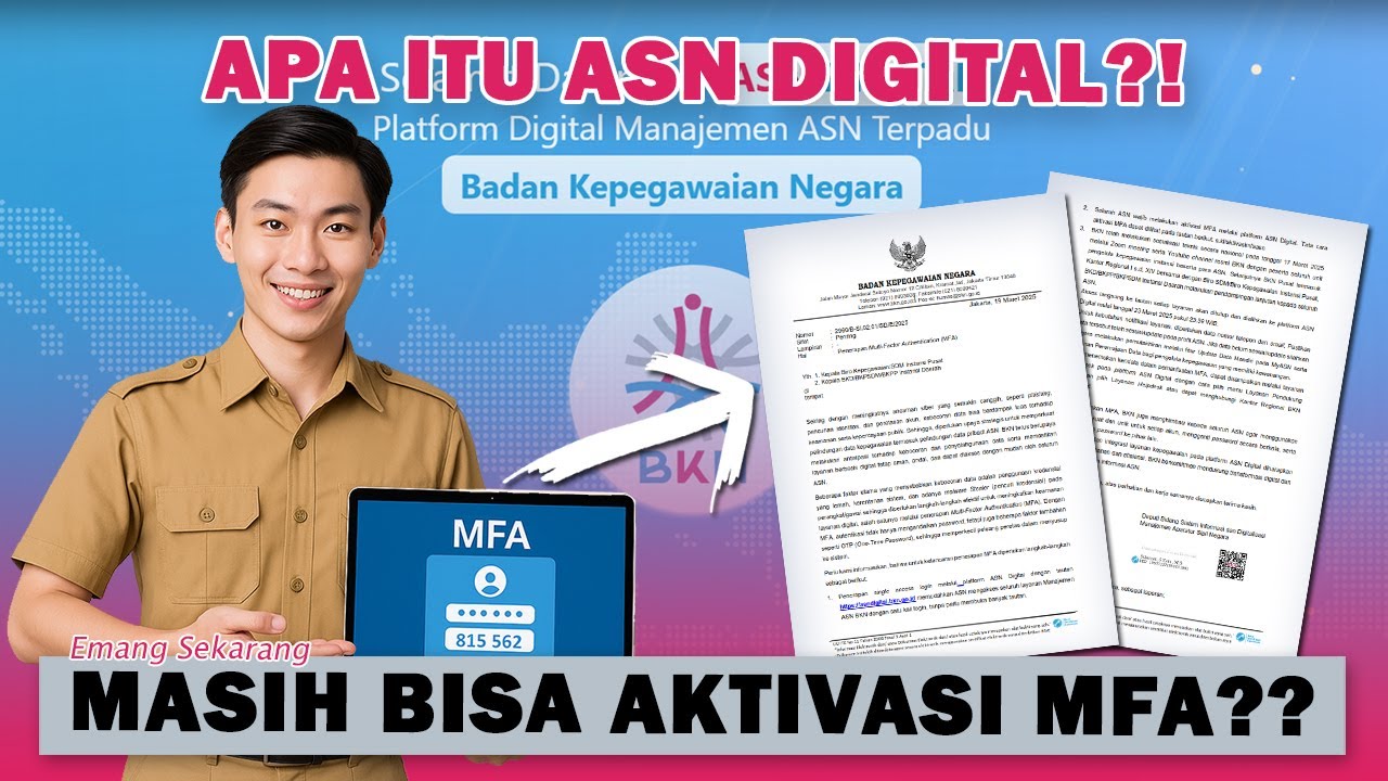 Aplikasi Baru Lagi: Tentang ASN Digital dan Cara Aktivasi MFA (Multi ...