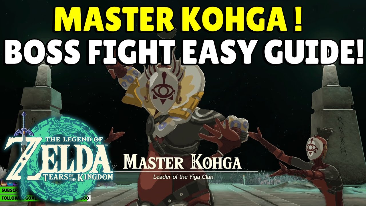 Zelda Tears Of The Kingdom | Master Kohga Boss Fight Guide | EASY No ...