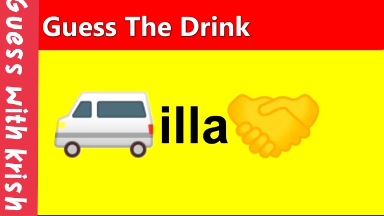 can you Guess the drinks by emojis # emoji challenge # emoji puzzles ...