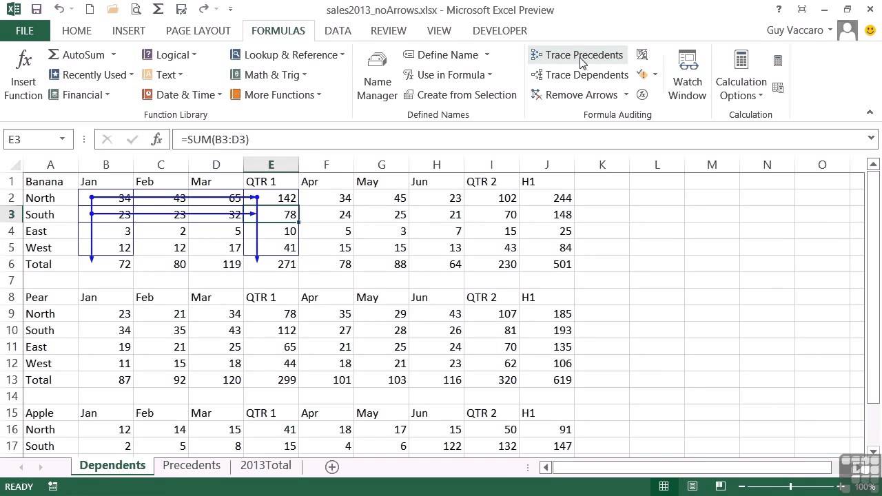 14 02 Adding And Removing Tracer Arrows - YouTube
