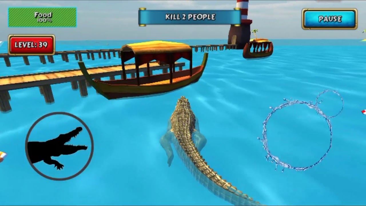 Crocodile Simulator Beach Hunt | Android Gameplay HD #8 - YouTube