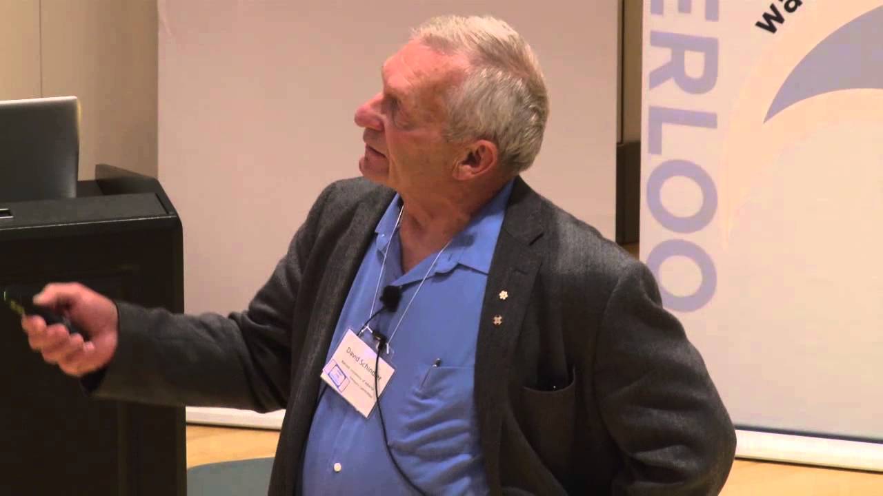 David Schindler, Canada’s Freshwater in the 21st Century, 2014 - YouTube