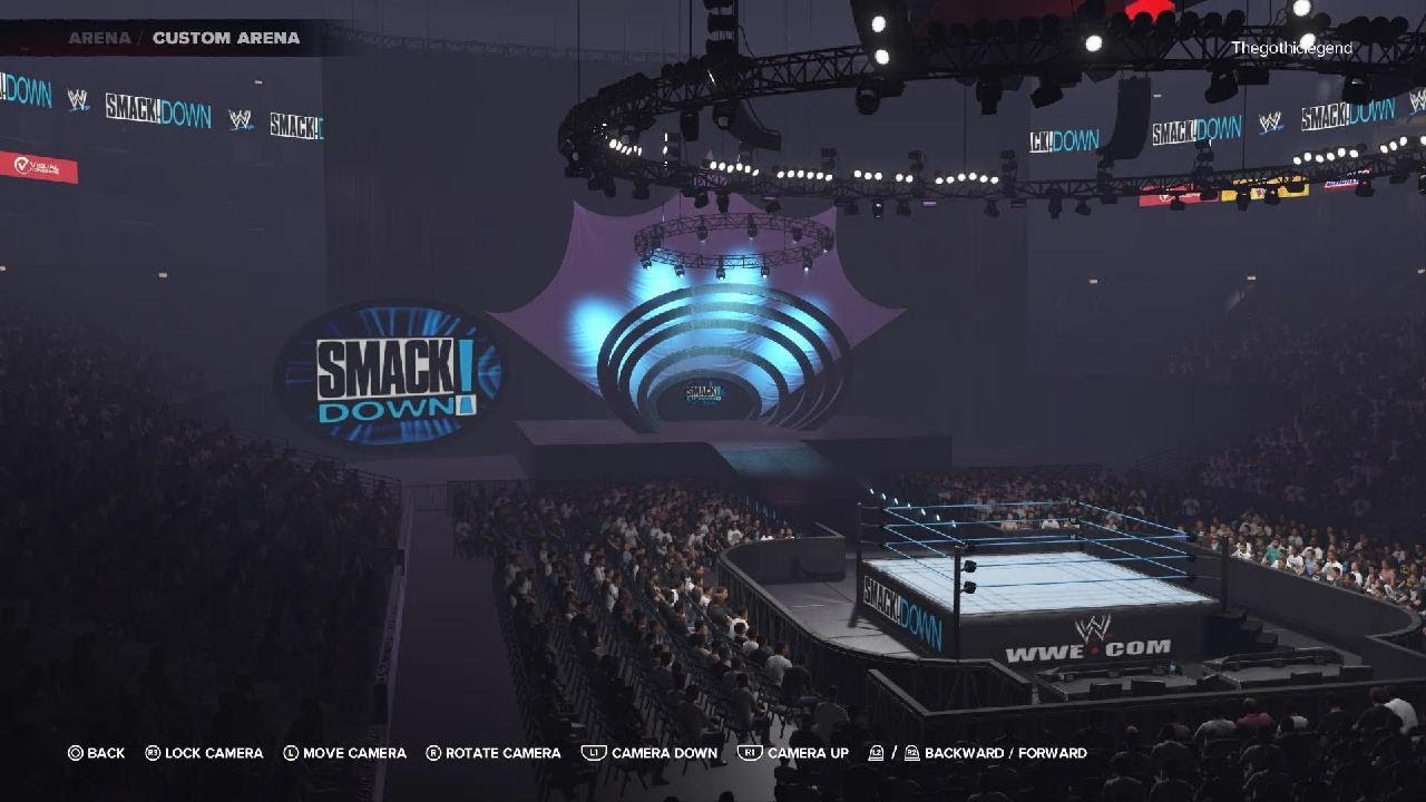 WWE 2K24: Custom Arena - WWE SmackDown Arena '1998 - YouTube