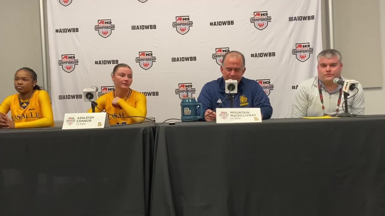 La Salle women's basketball coach Mountain MacGillivray, players ...