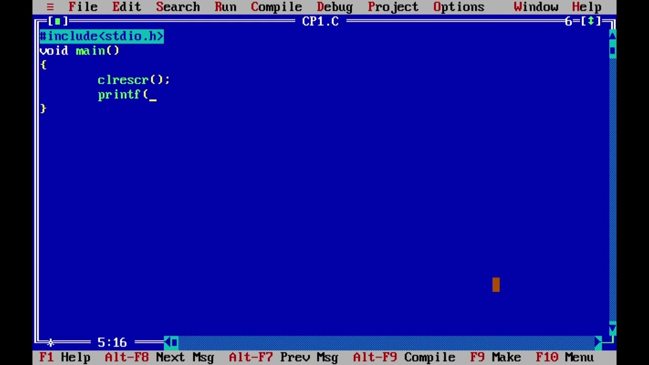 Video 1 Hello World In C Programming Youtube