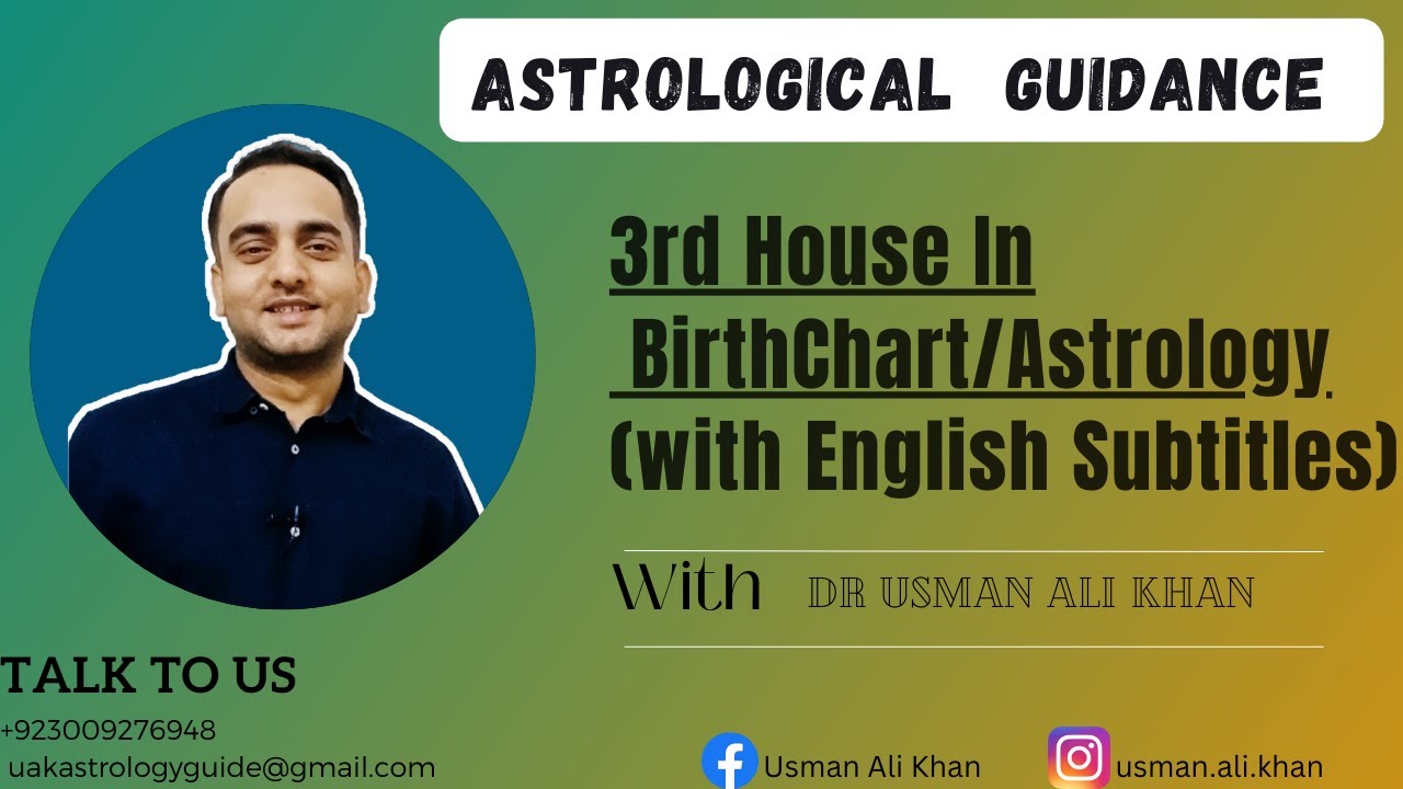 3rd House In Birthchart/Astrology (with English Subtitles) - YouTube