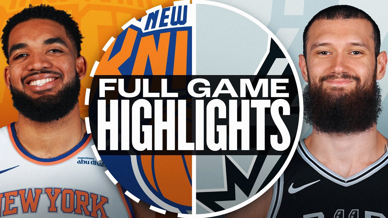 KNICKS at SPURS | FULL GAME HIGHLIGHTS | March 19, 2025 - YouTube