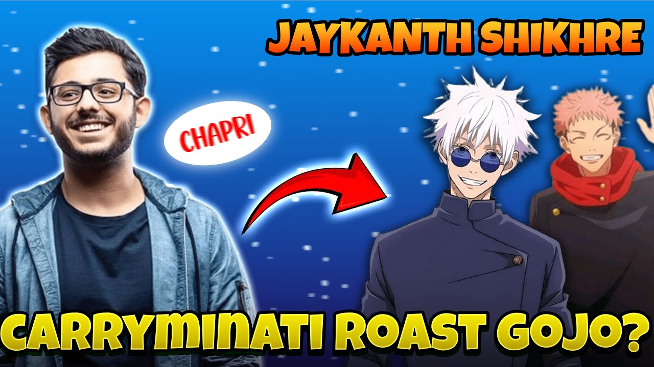 CarryMinati ROASTS GOJO - Jujutsu Kaisen Hindi Version | Anime Memes ...