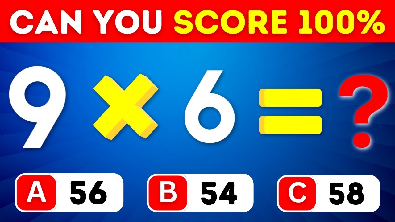 Can You Solve This?? | Math Quiz | Easy, Medium, Hard & Impossible ...